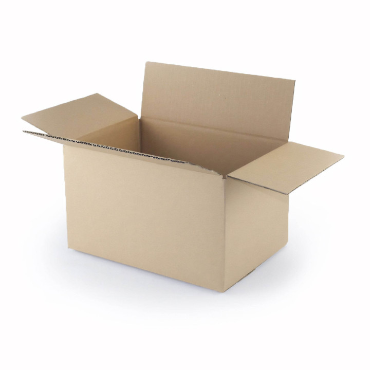 Caja De Cartón Canal Simple 30x20x17 Cm