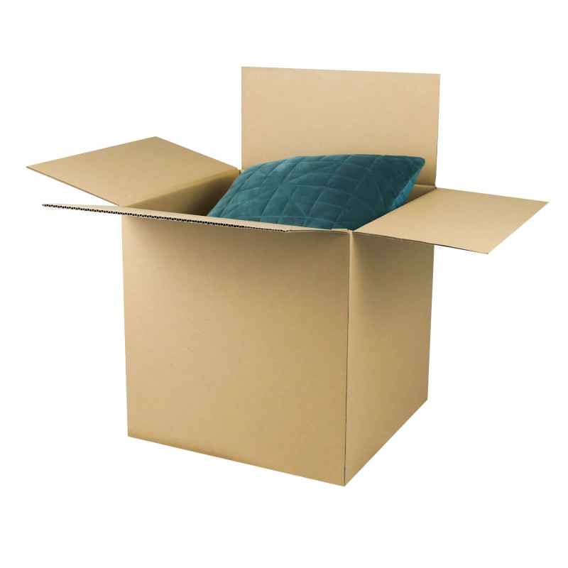 Caja De Cartón Canal Simple 40x40x40 Cm