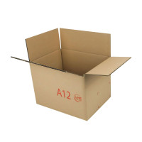 Caja de cartón Galia A12 canal doble 40 x 29,5 x 28 cm
