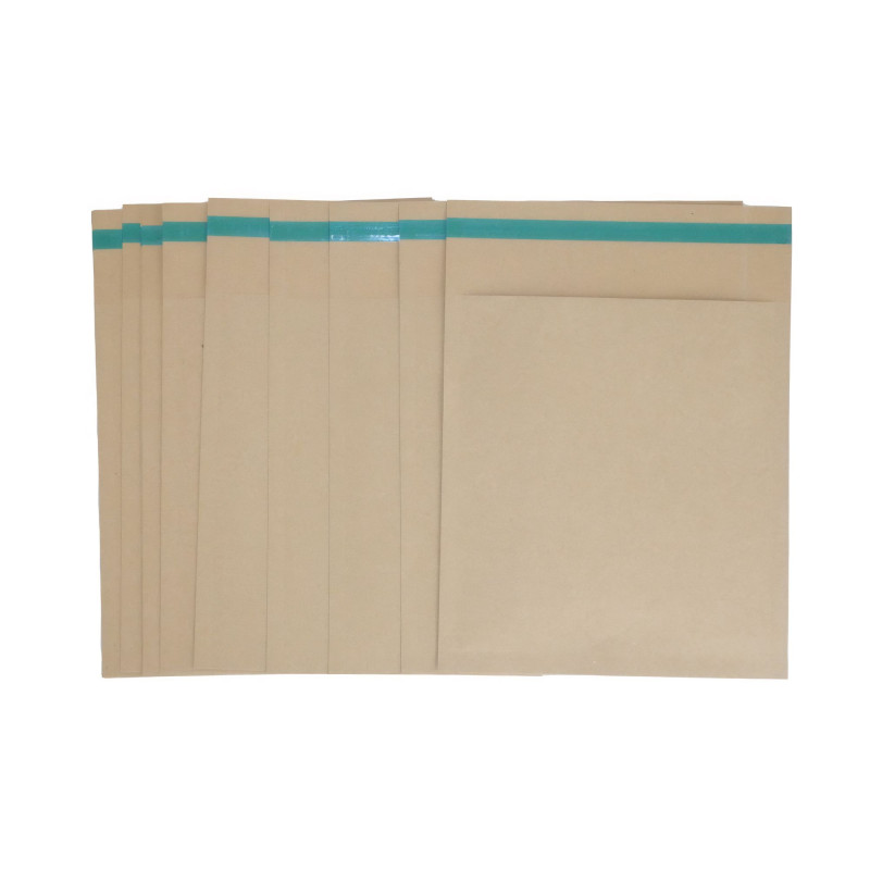 Sobres de envío kraft rígidos reciclados 20 x 22 cm