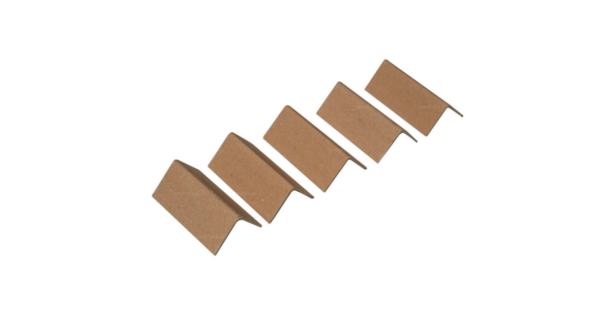 Perfiles y cantoneras de protección de cartón